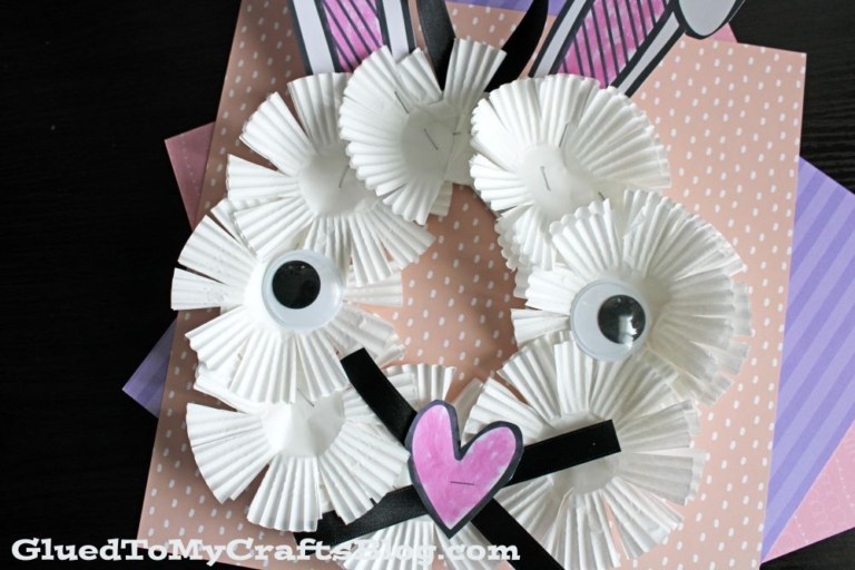 Paper Plate Easter Bunny Wreath Craft