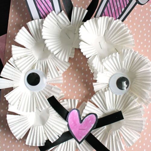 Paper Plate Easter Bunny Wreath Craft