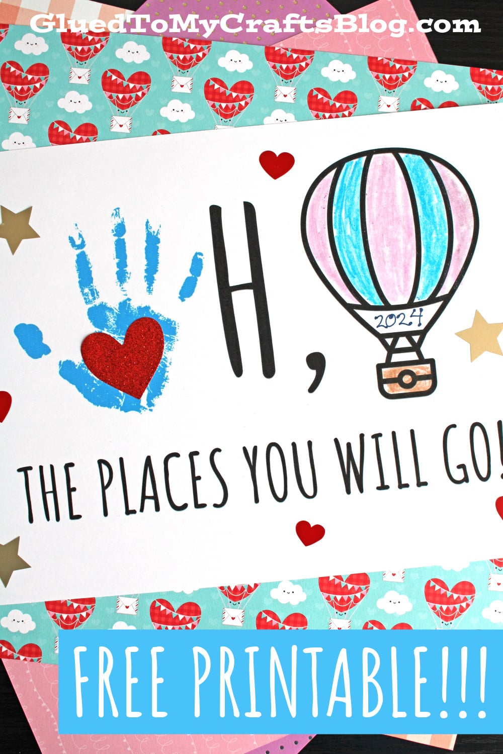 Handprint "Places You Will Go" Keepsake