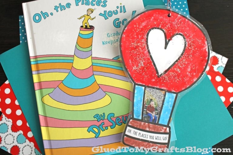 Oh, The Places Photo Ornament Craft