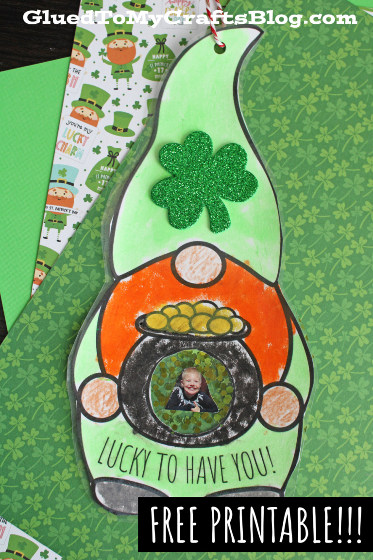 Leprechaun Gnome Photo Ornament