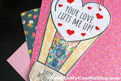 Mother's Day Hot Air Balloon Photo Ornament