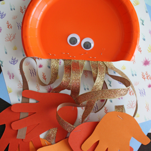 Paper Plate Octopus Craft Idea