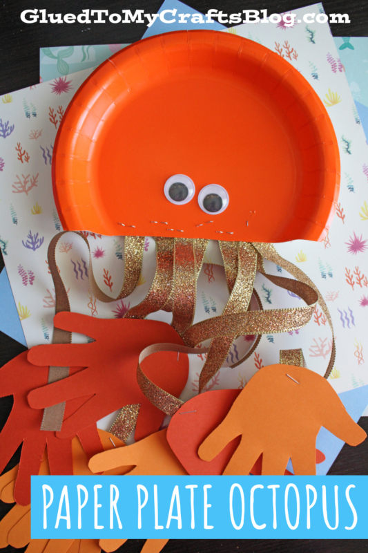 Paper Plate Octopus Craft Idea