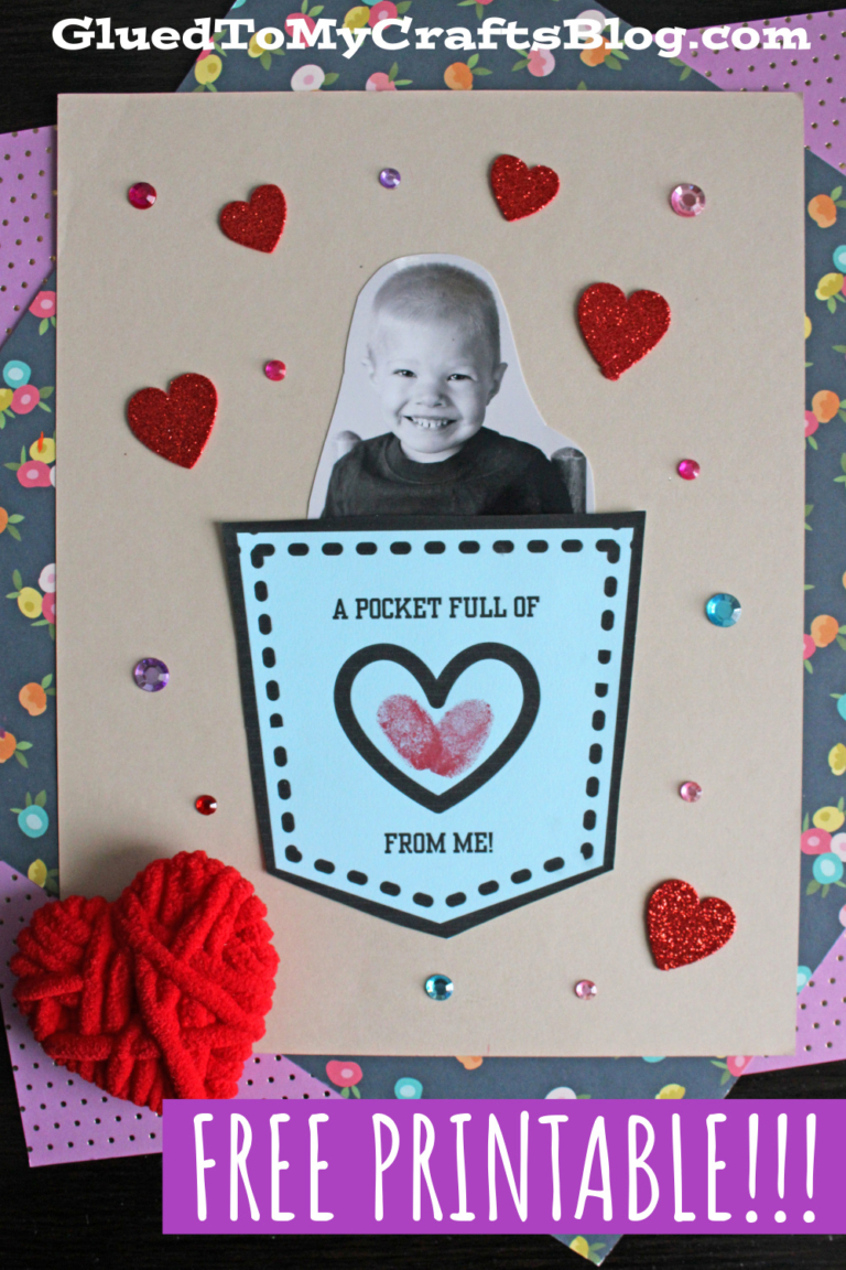 Pocket Full of Love Craft Idea For Kids
