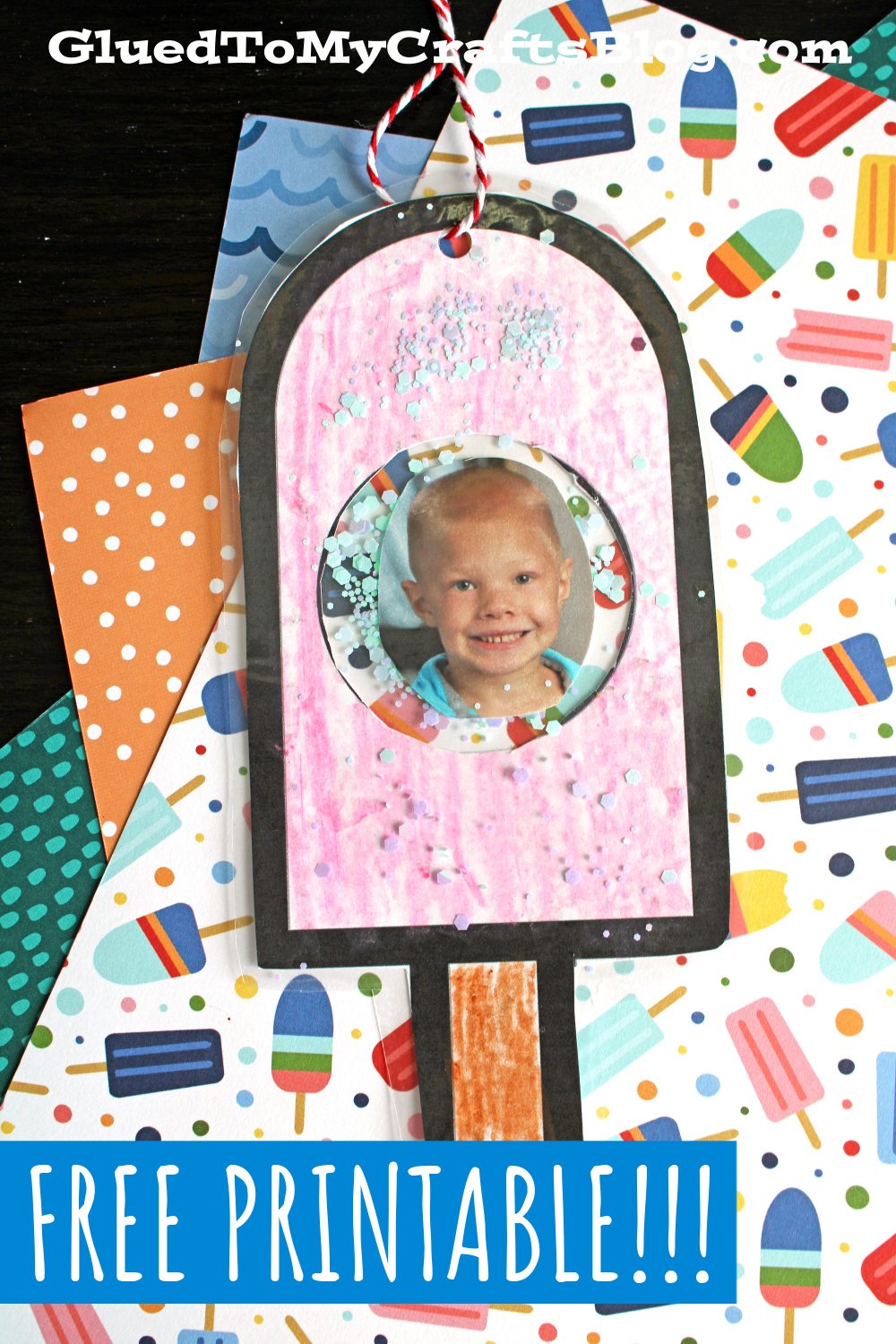 Summer Photo Frame Ornaments For Kids