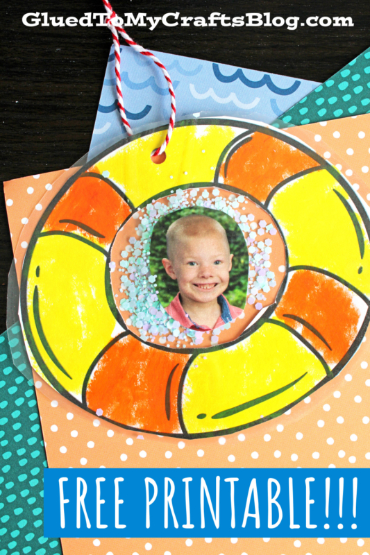 Summer Photo Frame Ornaments For Kids