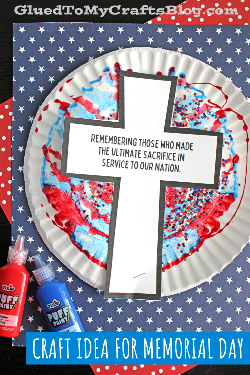 Paint Splat Memorial Day Craft Idea For Kids