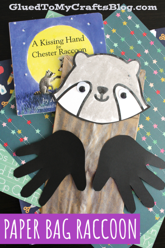 Paper Bag Raccoon Craft Idea For Story Time