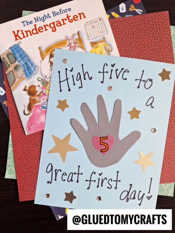 Back To School Handprint Keepsake Ideas