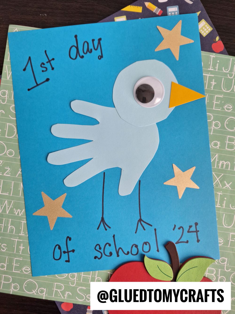 Back To School Handprint Keepsake Ideas