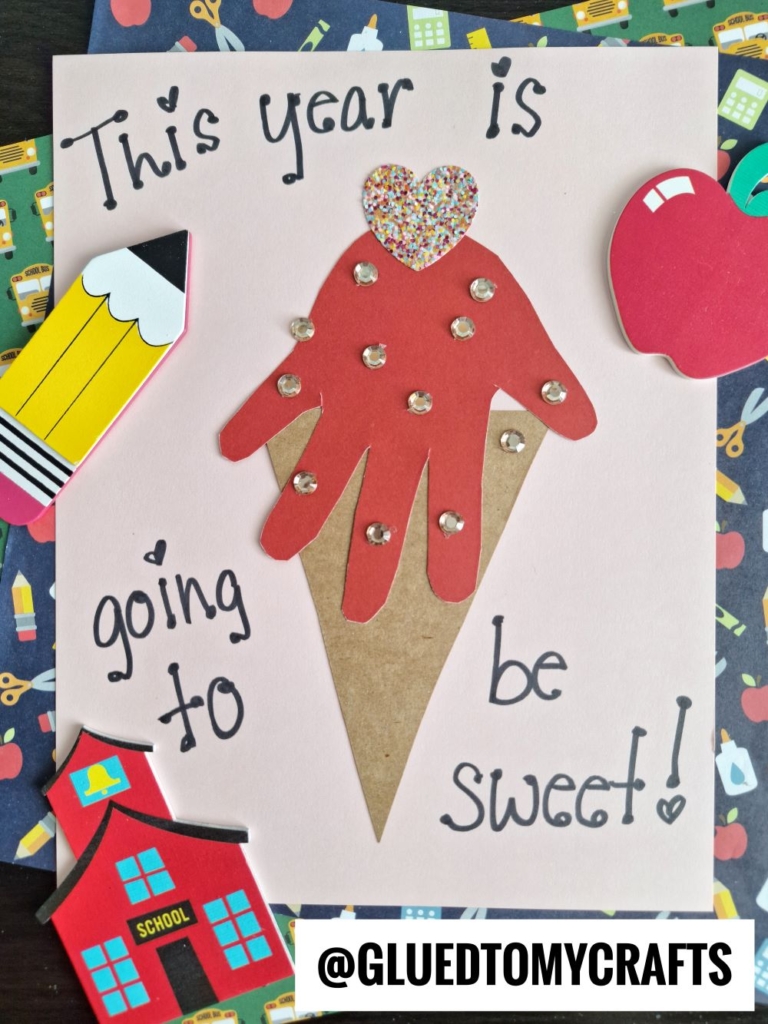 Back To School Handprint Keepsake Ideas