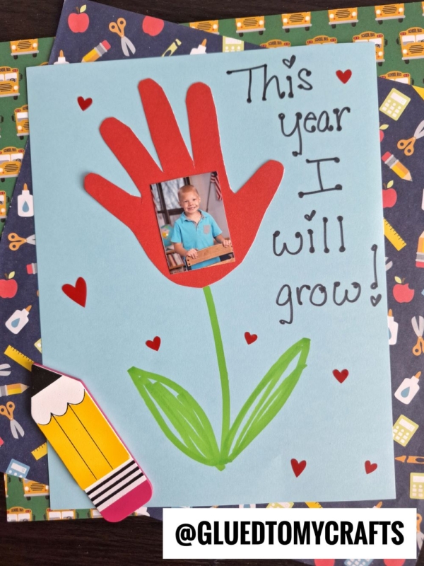 Back To School Handprint Keepsake Ideas