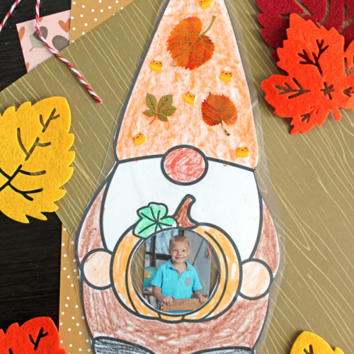 Fall Gnome Photo Ornament