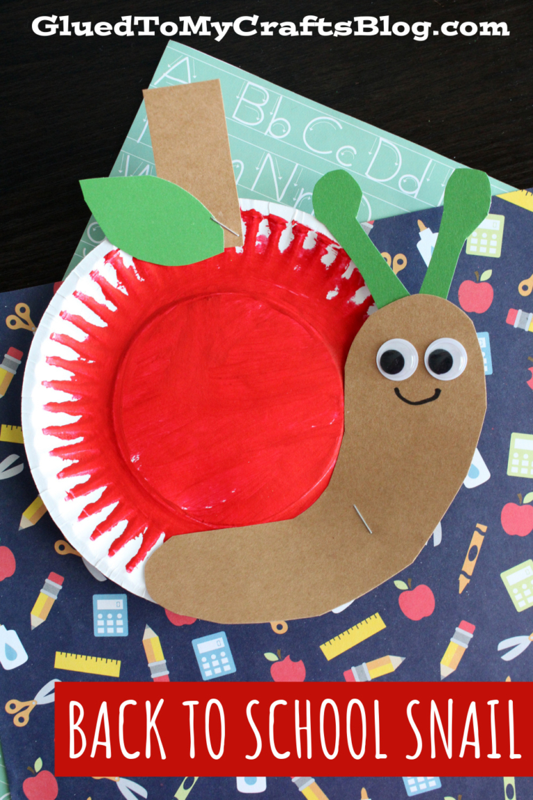 Back To School Snail Craft Idea
