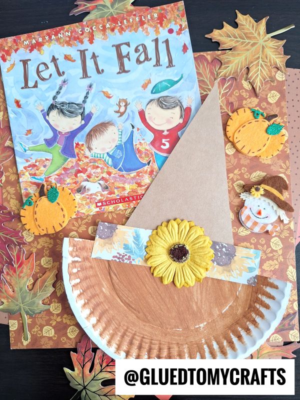 Paper Plate Scarecrow Hat Craft Idea For Fall