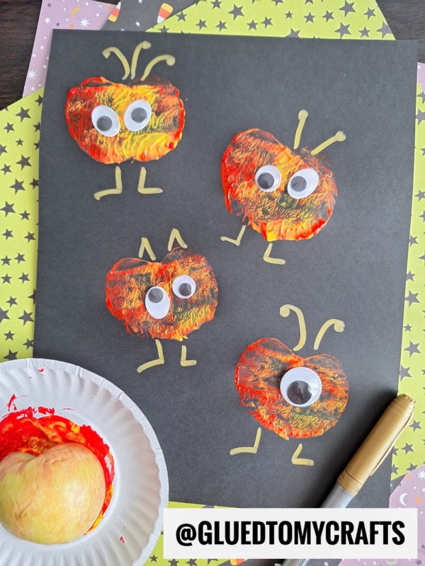 Apple Stamped Craft Ideas For Fall