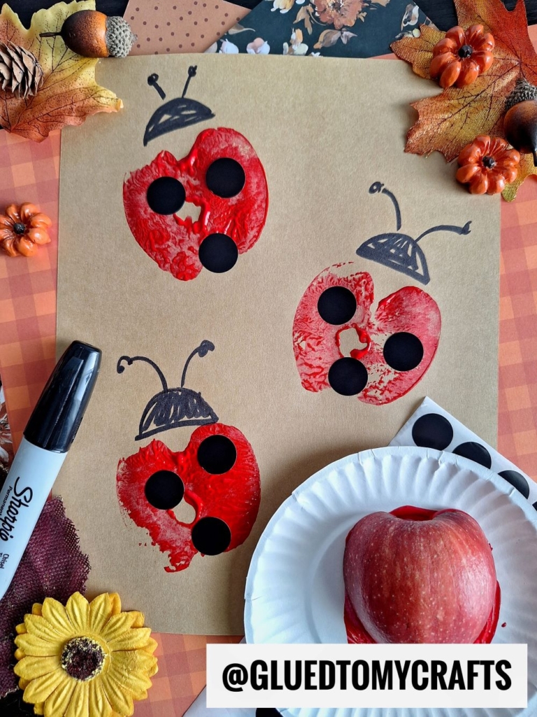 Apple Stamped Craft Ideas For Fall