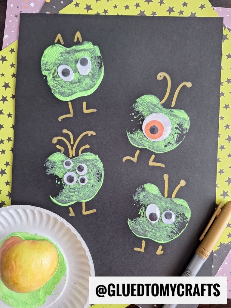 Apple Stamped Craft Ideas For Fall