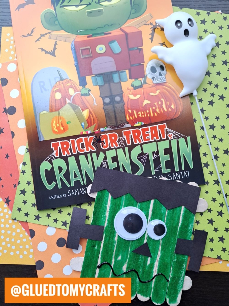 Popsicle Stick Frankenstein Craft Idea For Halloween