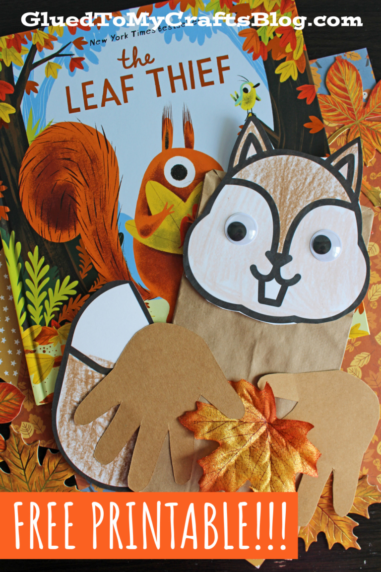 Paper Bag Squirrel Craft Idea