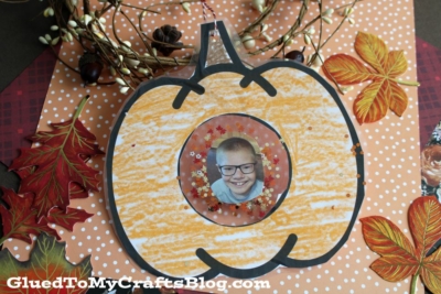 Fall Photo Frame Ornaments For Kids