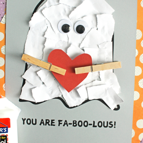 Torn Paper Ghost Craft Idea For Halloween
