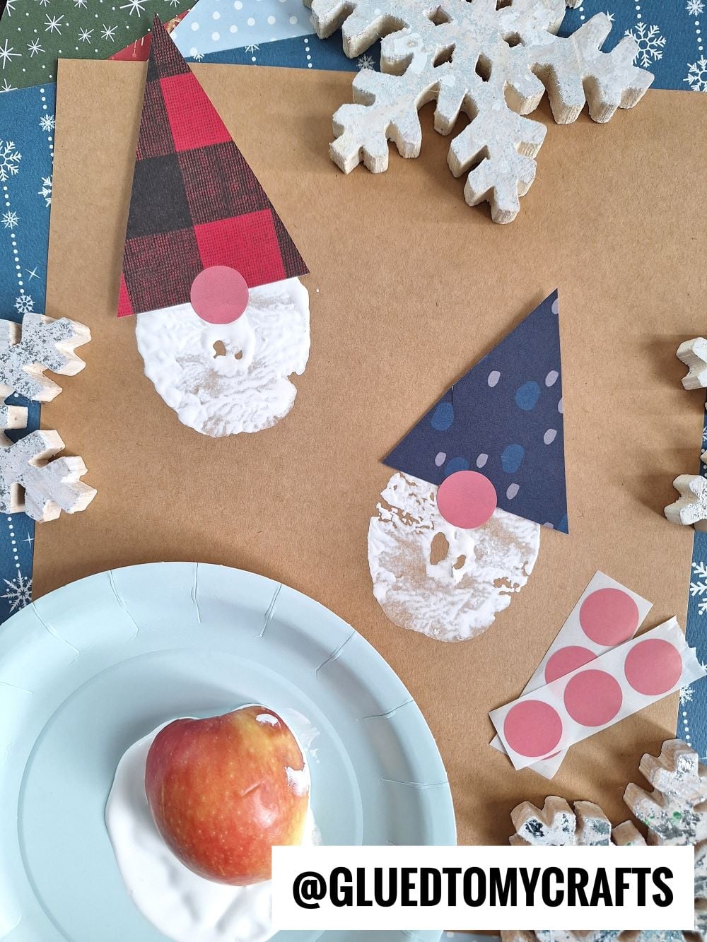 Apple Stamped Craft Ideas For Fall