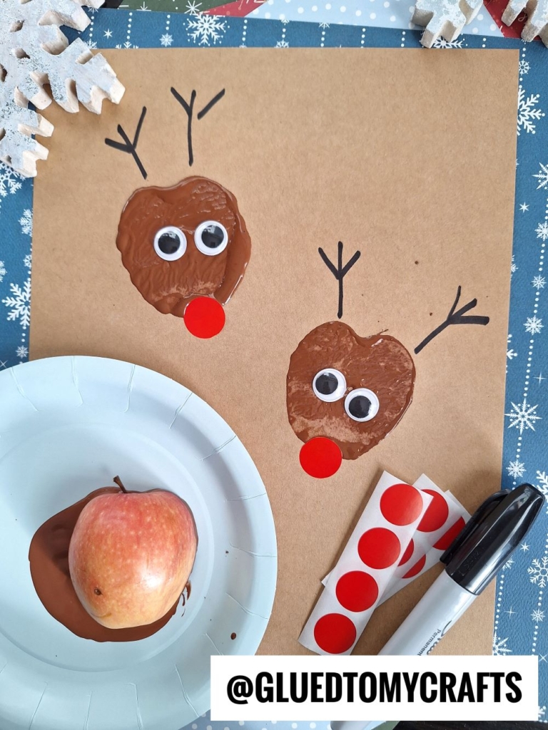 Apple Stamped Craft Ideas For Fall