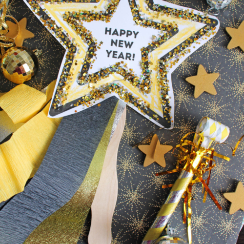 New Year's Eve Wishing Wand Craft Idea