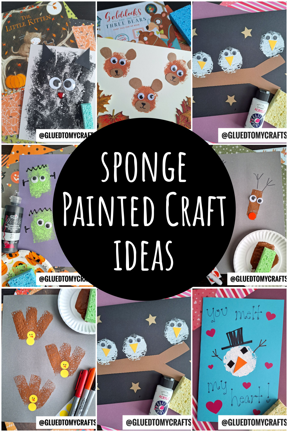 25+ Sponge Painted Craft Ideas To Make Today