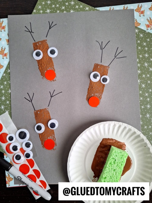 25+ Sponge Painted Craft Ideas To Make Today