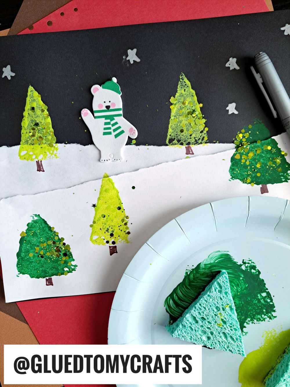 25+ Sponge Painted Craft Ideas To Make Today