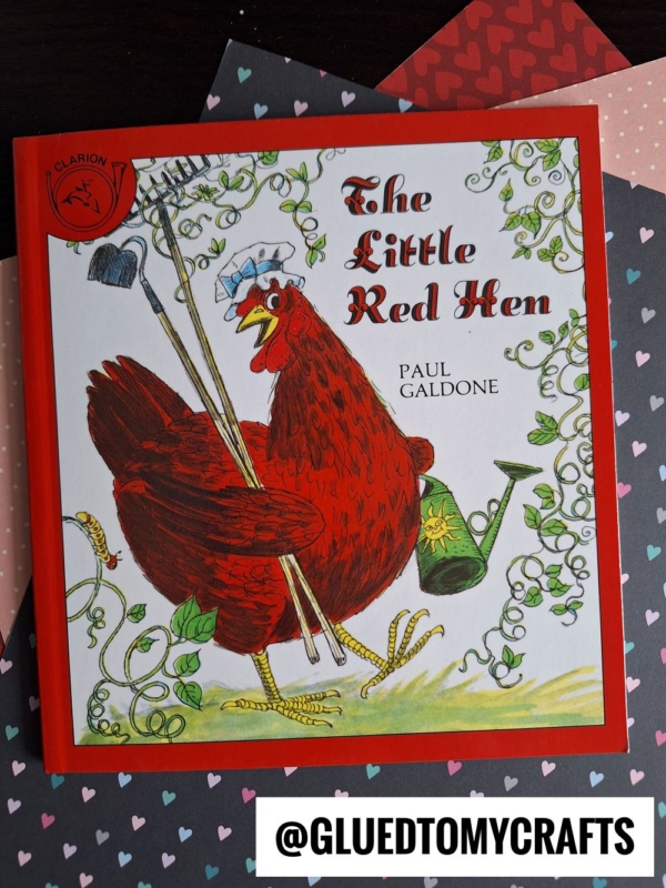 Paper Plate Little Red Hen Craft Idea
