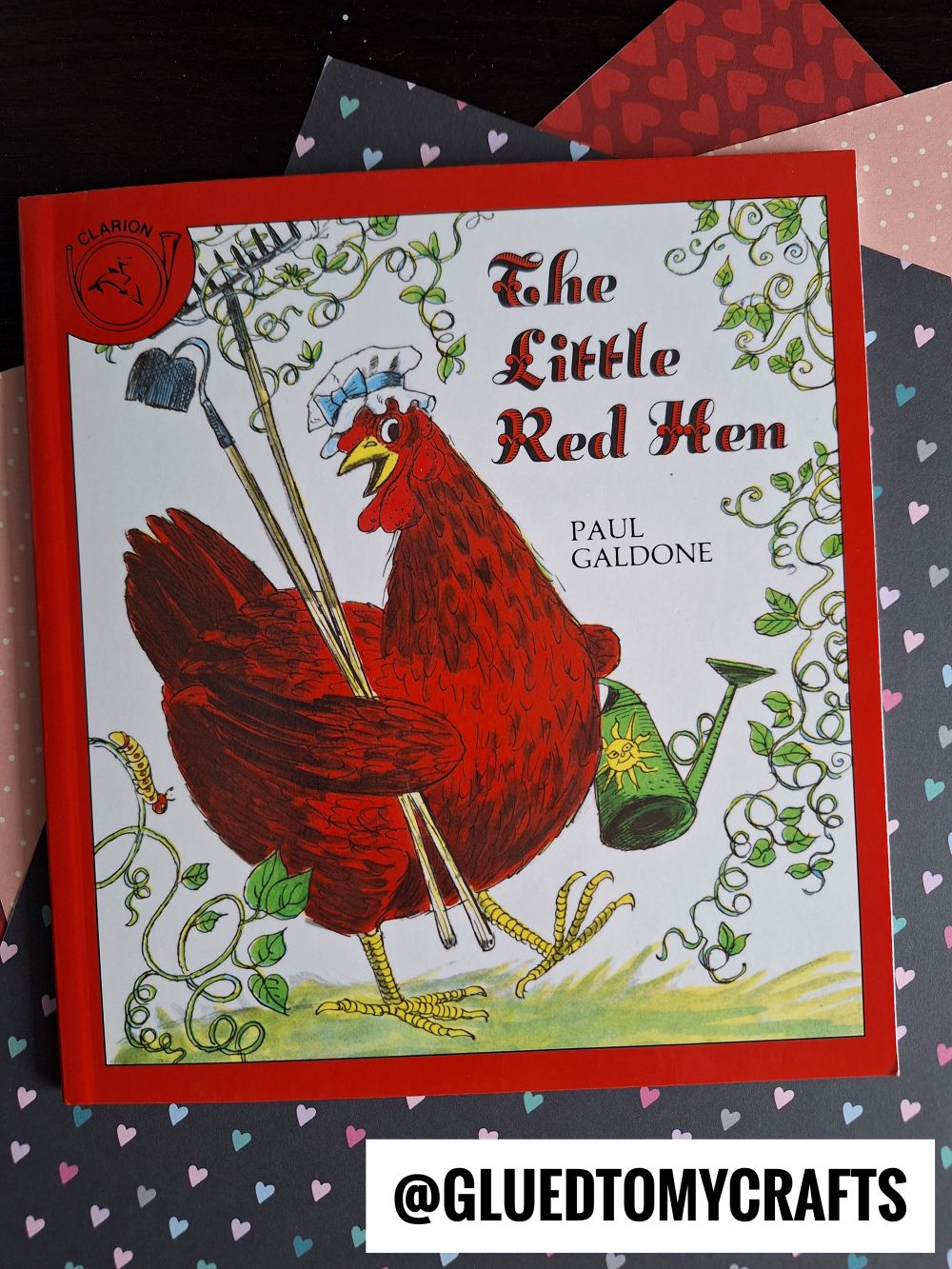 Paper Plate Little Red Hen Craft Idea