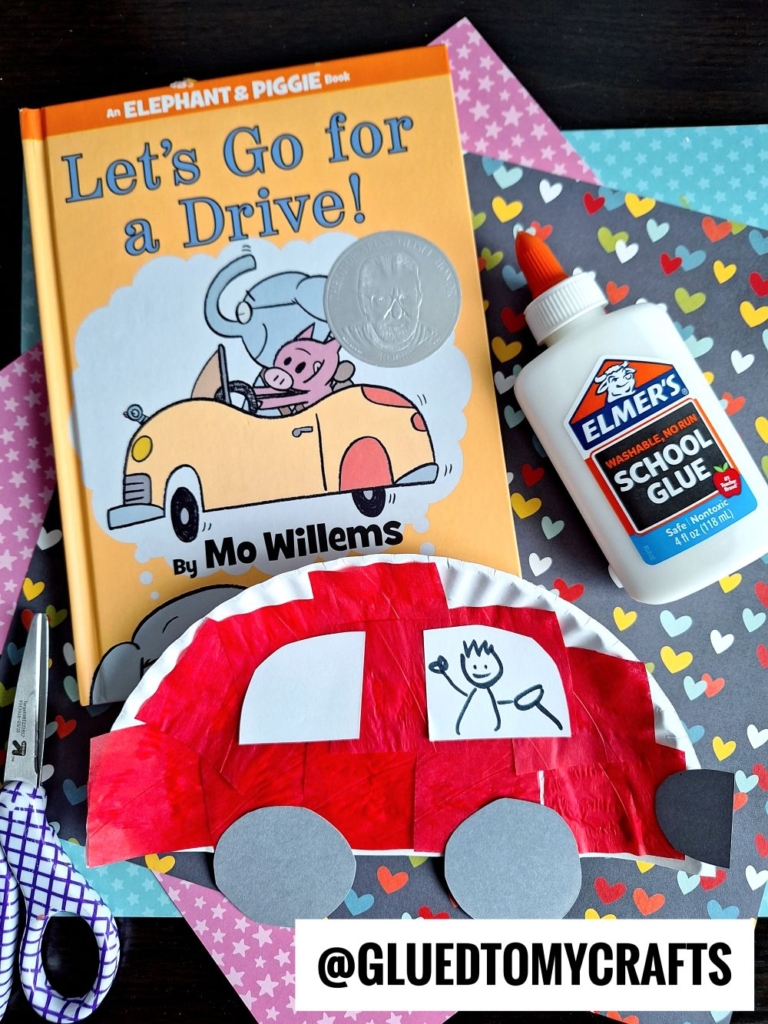 Paper Plate Cars Craft Idea