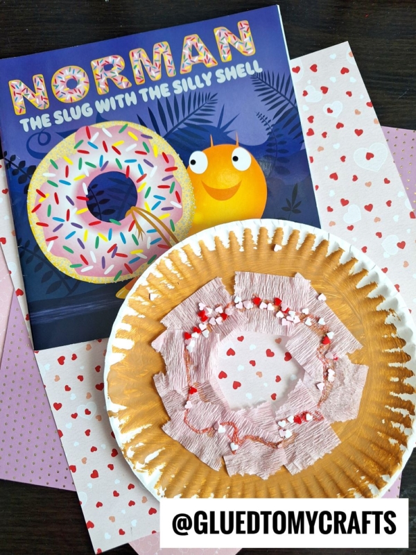 Tissue Paper & Paper Plate Donut Craft Idea