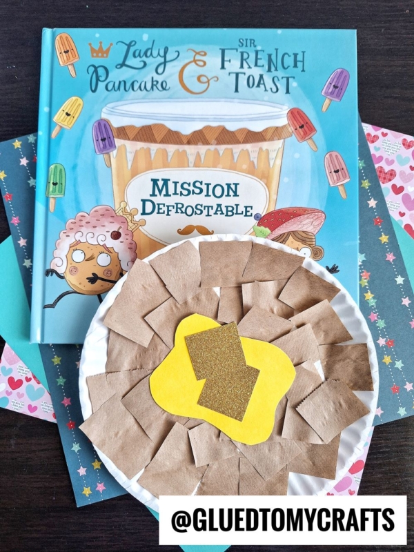 Paper Plate Pancake Craft Idea