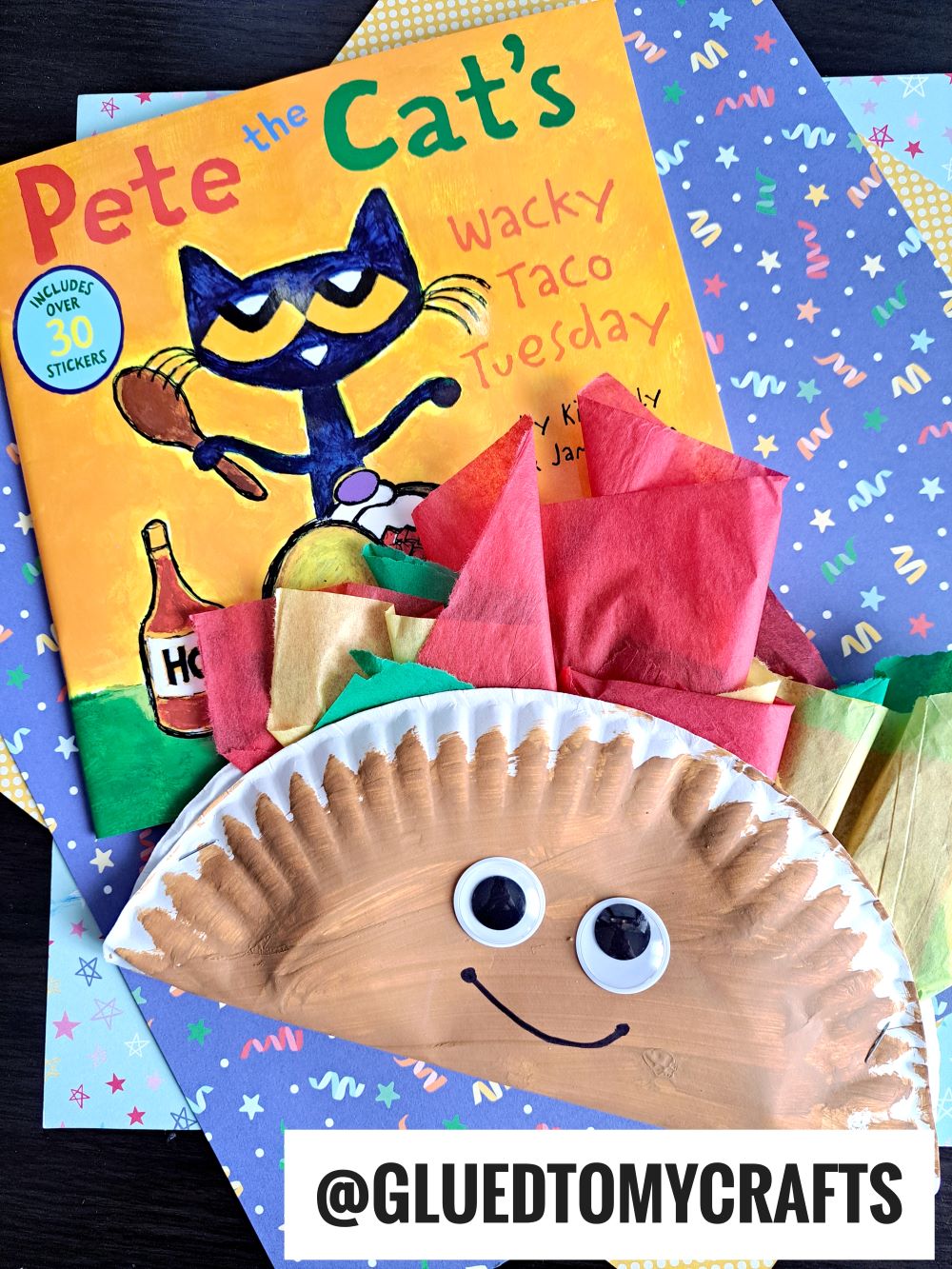Paper Plate Taco Craft Idea