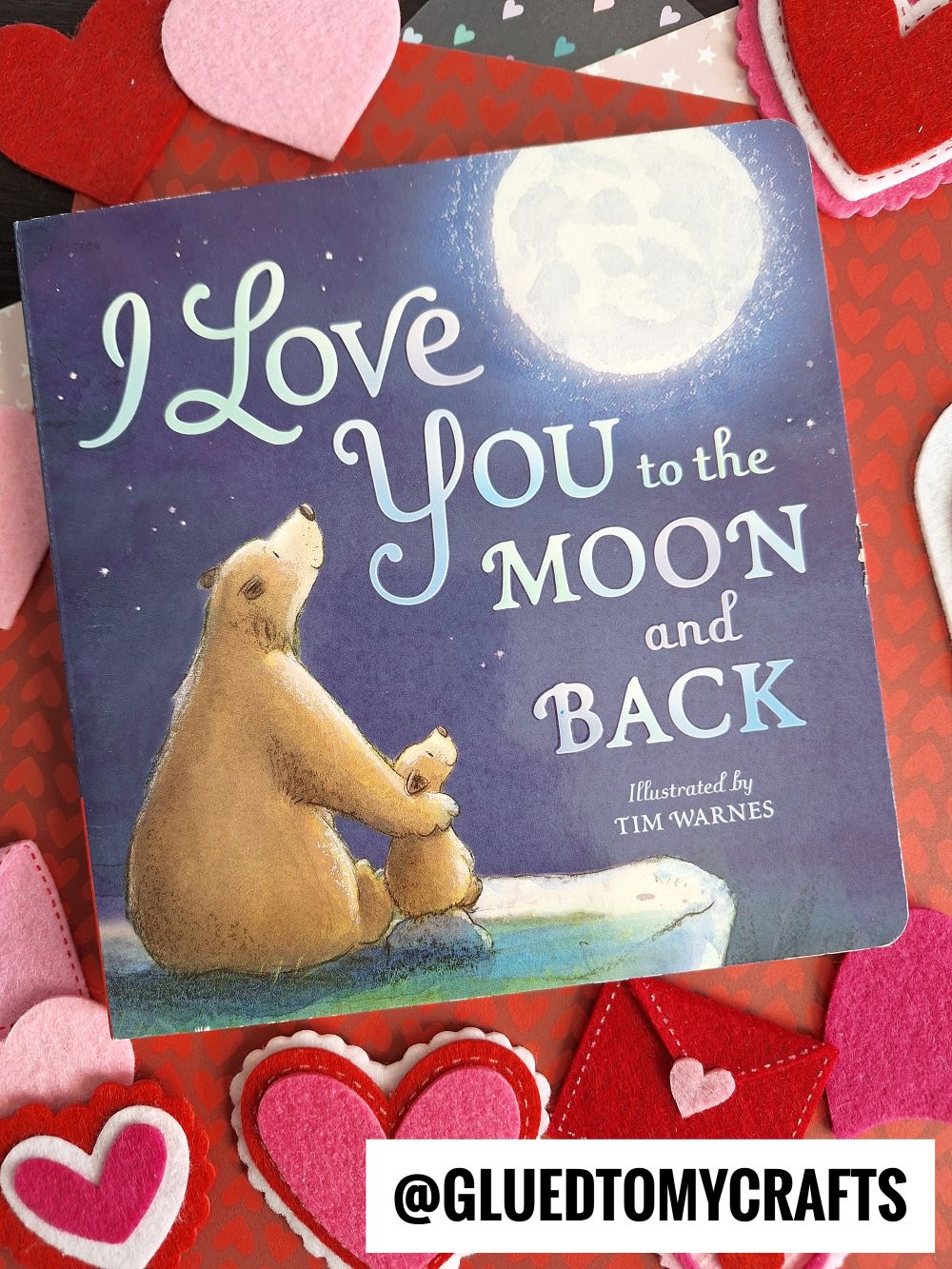 Paper Doily Polar Bear Valentine Card