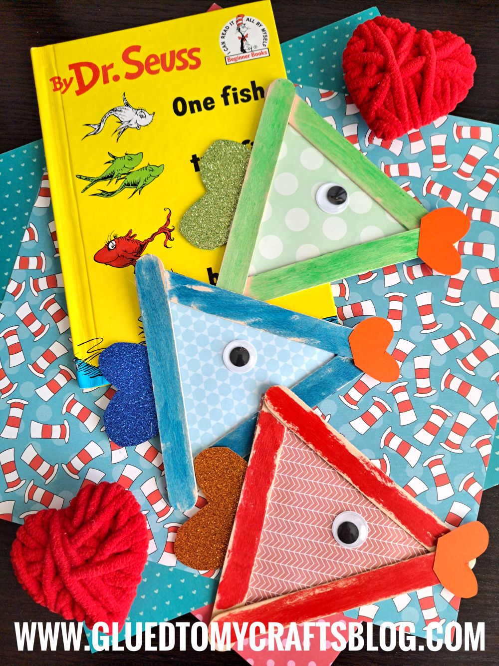 Popsicle Stick One Fish, Two Fish Craft