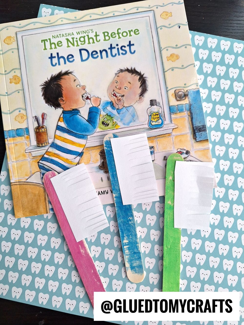 Popsicle Stick Toothbrushes - Craft Idea For Kids