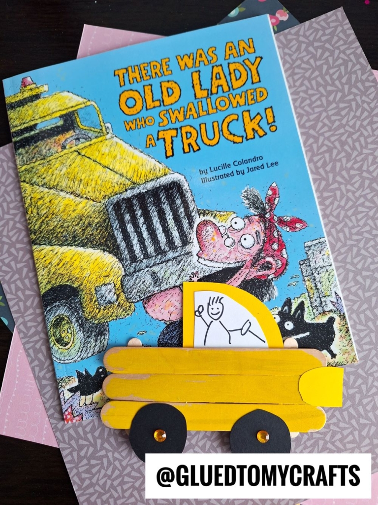 Popsicle Stick Truck Craft Idea