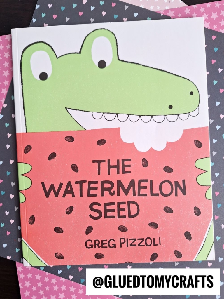 Paper Plate and Craft Foam Watermelon Activity