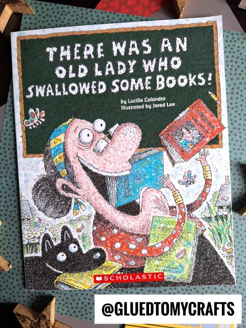 Popsicle Stick Books - There Was An Old Lady Inspired Craft