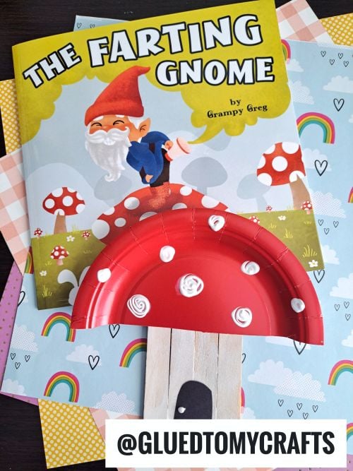 Popsicle Stick Mushroom Fairy House Craft Idea