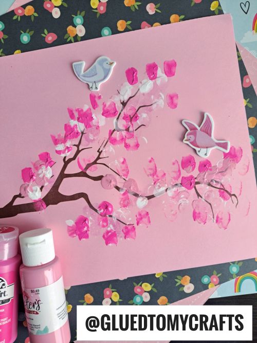 Cherry Blossom Tree Kids Craft Ideas