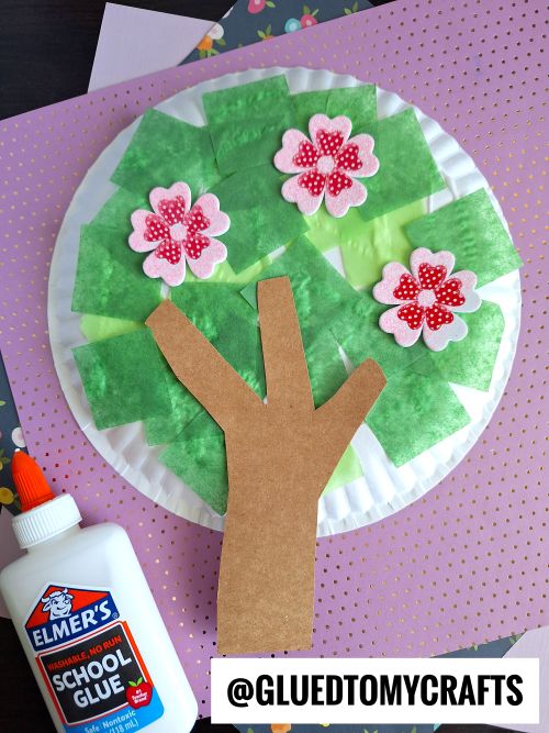 Cherry Blossom Tree Kids Craft Ideas