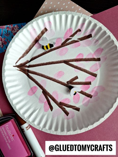 Cherry Blossom Tree Kids Craft Ideas