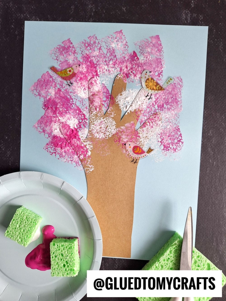 Cherry Blossom Tree Kids Craft Ideas